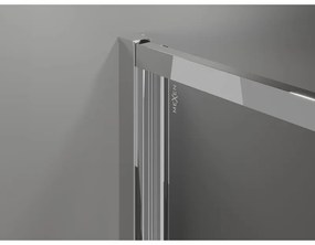 Mexen Exo, sprchový kout se skládacími dveřmi 100 x 70 cm, 6mm čiré sklo, chromový profil, 816-100-070-01-00