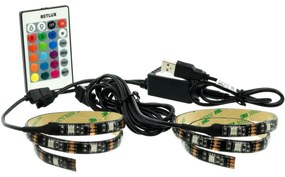 Retlux RLS 102 LED pásek s USB konektorem RGB, 2 x 50 cm