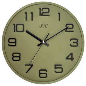 JVD Plastové pastelové nástěnné tiché netikající hodiny JVD HX2472.12