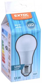 žárovka LED klasická, 15W, 1350lm, E27, teplá bílá