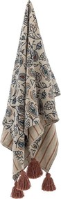 Deka s příměsí bavlny 130x160 cm Paisley – Bloomingville