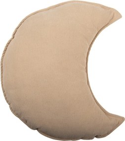 Béžový dekorativní polštář ve tvaru měsíčku Moon - 45*5*40 cm