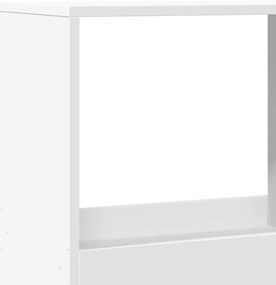 Knihovna bílá 100 x 33 x 175 cm kompozitní dřevo 3309402