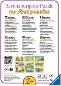 Ravensburger Moje první puzzle Zvířecí staveniště 9x2 dílků / od 2 let