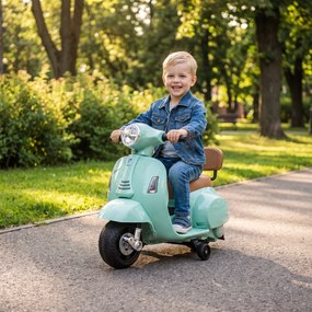 AIYAPLAY Elektro motorka pro děti Mini Vespa GTS 6V s lithiovou baterií, ergonomické sedadlo, opěrka zad, 1,5-3 roky 370-484V90GN