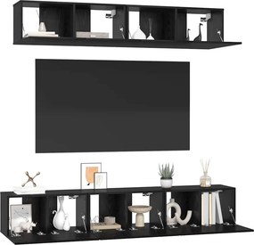 Sestava TV skříněk 5 ks Černý dub Kompozitní dřevo 3393406