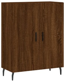 Skříň highboard hnědý dub 69,5 x 34 x 180 cm kompozitní dřevo - Default Title