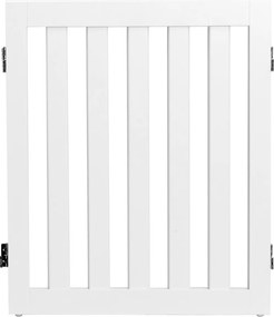 Costway Překážka pro psy, 60 cm vysoká, ochranná branka, dřevěná, skládací, 2