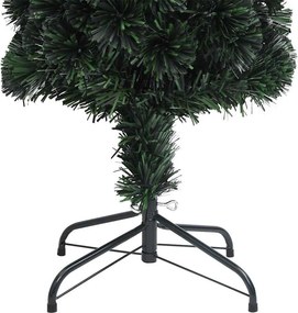Umělý úzký vánoční stromek se stojanem 120 cm optické vlákno 328443