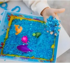 PLAYFOAM Modelína Pluffle Oceán / Smyslová sada se zvířátky / 2 barvy,