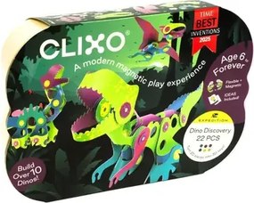 CLIXO Magnetická stavebnice Dino Discovery / 22 ks / od 6 let