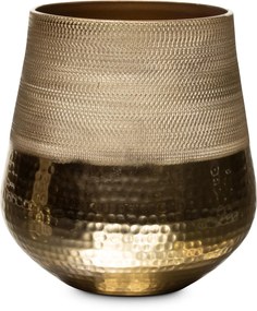 Váza HOOP DELUXE zlatá, 17 cm