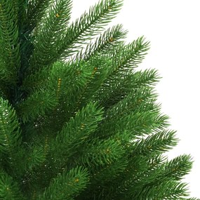 vidaXL Umělý vánoční stromek s LED a sadou koulí 240 cm zelený [3077557] Barva: Bílá