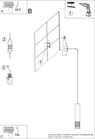 Nástěnné svítidlo Liro, 1x bílé kovové stínítko