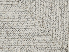 Hanse Home, Kusový koberec Braided 105553 Light Melange – na ven i na doma, 80x150, bílá, chodba / předsíň