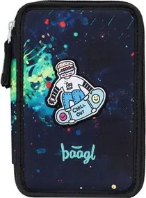 BAAGL Školní penál třípatrový Chill GRS