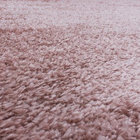 Růžový kulatý koberec ø 160 cm Fluffy – Ayyildiz Carpets