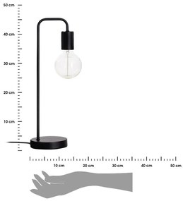 Stolní lampa Keli černá 45 cm