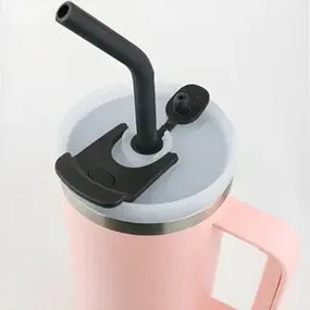 Runbott Cotton Candy / Termohrnek s brčkem / 1100 ml / vakuová izolace