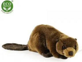 RAPPA Plyšový bobr 28 cm / ECO-FRIENDLY / od 0 měsíců