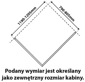 BPS-koupelny Obdélníkový sprchový kout HYD-OK103C 120x80 chrom/transparent + vanička HYD-OSV-ST03C bílá