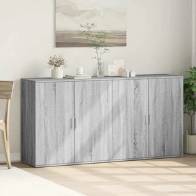 Příborníky 2 ks šedé sonoma 79 x 38 x 80 cm kompozitní dřevo 3276607