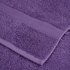 Premium ručníky SOLUND 2 ks fialové 70 x 140 cm 600 g/m² 137356