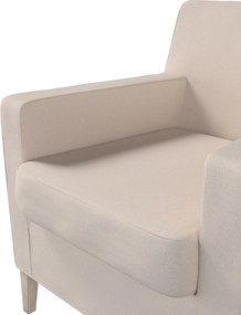 Potah na křeslo IKEA Karlstad barva růžová látka pletený vzor