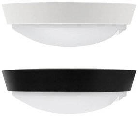 Solight LED venkovní osvětlení se senzorem, 3 CCT,  15/18/20W, 1800lm, 22cm, 2v1 - bílý a černý kryt