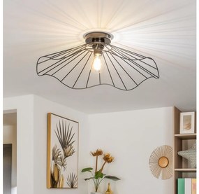 Brilagi - LED Přisazený lustr CERIA WIRE 1xE27/40W/230V pr. 60 cm černá