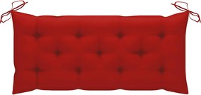 Zahradní lavice s poduškou 120 cm masivní akáciové dřevo 3063789