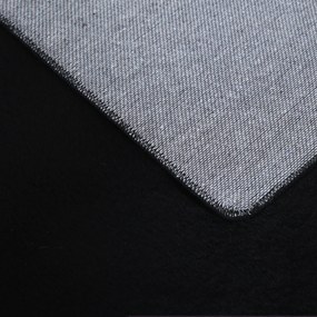 Ayyildiz, Běhoun Pouffy 5100 Black, 80x250, černá, obývací pokoj