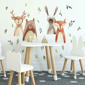 York Wallcoverings Samolepky na stěnu LESNÍ ZVÍŘATA