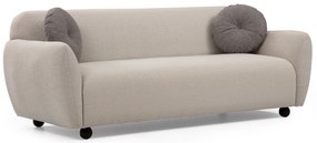 Hanah Home Třímístná pohovka EDDY krémová 223 cm 560ARE1329