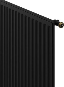 Mexen Hygiene CVH10, panelový radiátor 600 x 800 mm, spodní připojení, 500 W, černá, W610H-060-080-70