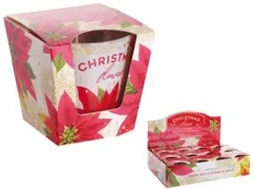 Nohelgarden Svíčka ve skle CHRISTMAS FLOWER - WARM RED vonná 115g