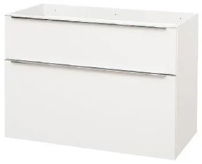 Mereo Mailo - Umyvadlová skříňka 1005x700x476 mm, 2 zásuvky, bílá CN512S