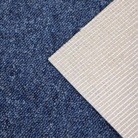 Condor Carpets, Metrážový koberec Classica 582, zátěžový, na míru, šíře 4m,5m, modrá, ab (mřížka), chodba / předsíň
