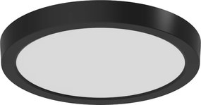 Mexen LDSR, LED stropní svítidlo, průměr 30 cm, 24W, studená - 6500K, 1920 lm, černá - L212-030-2465-70