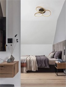 Stropní svítidlo LED se stmíváním Elize 55 černé
