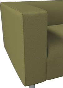 Potah na pohovku IKEA  Klippan 2-místná barva zelená látka pletený vzor