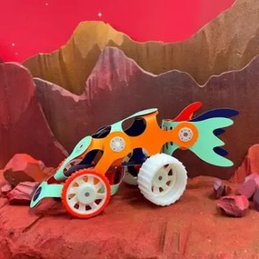 CLIXO Mars Rovers Magnetická stavebnice / 30ks / od 6 let