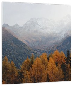 Obraz - Výhled na hřebeny hor (30x30 cm)
