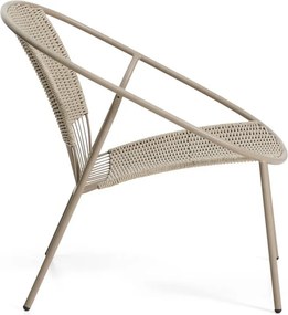 Taupe zahradní křeslo Atrani – Kave Home