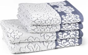 Bavlněný ručník / osuška z bavlny modrá - Modrá - 50*90 cm