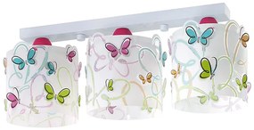 Dalber D-62143 - Dětské stropní svítidlo BUTTERFLY 3xE27/60W/230V