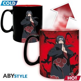 Hrnek Abysse Corp Naruto Shippuden - Kakashi/Itachi (měnící se motiv) 460 ml Vícebarevná