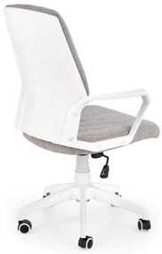 Halmar Kancelářská židle Spin 2, světle šedá/bílá