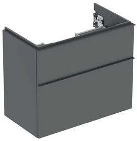 Geberit iCon - Umyvadlová skříňka, 74x62x42 cm, 2 zásuvky, lávová 502.308.JK.1