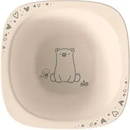 NIP NATURE line miska 2ks růžová / od 4 měsíců